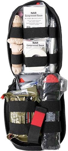 Amazon.com: North American Rescue K-9 Handler IFAK Kit (Black) NAR Dog ...