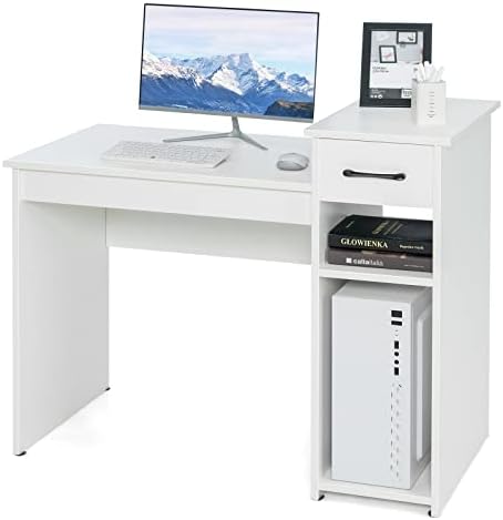 Yaheetech Movable Computer Office Desk Table Workstation Home Office ...