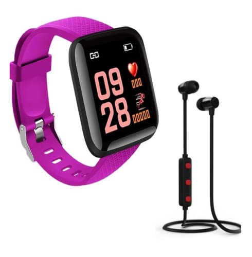 Raptas Bluetooth D116 SmartWatch with Heart Rate Monitor, Sport ...
