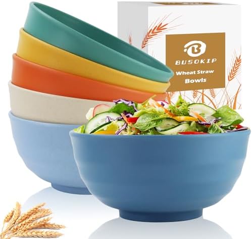 Amazon.com: PYRMONT 65 OZ Large Cereal Bowls Set of 4,Serving Bowls ...