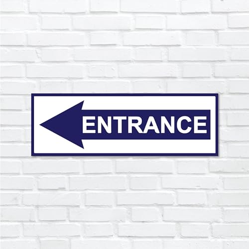 SIGN EVER Entrance Left Side Sign Board Bank Office Hospital S