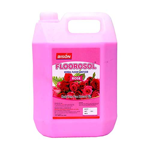 BISON FLOOROSOL HERBAL FLOOR CLEANER ROSE FLAVOR 5L : Amazon.in: Health ...