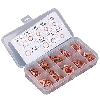 Amazon.co.jp: Bouchon De Carter M5‑14 Oil Drain Plug Copper 200 Pieces ...