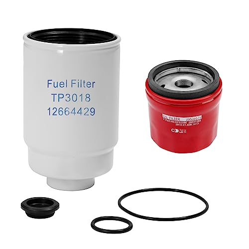 Fuel Filter & Oil Filter kit Compatible With Allison 1000 2000 2400 ...