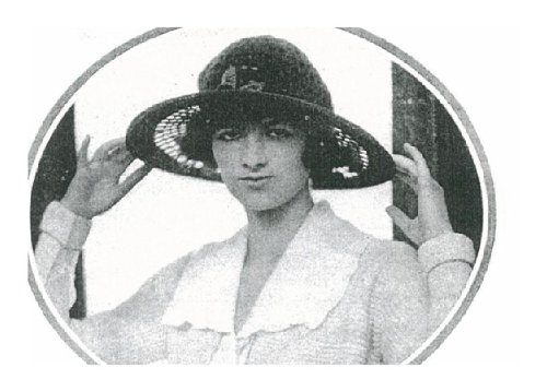 Amazon.co.jp: #1217 THE SEVILLE HAT VINTAGE CROCHET PATTERN (Single ...