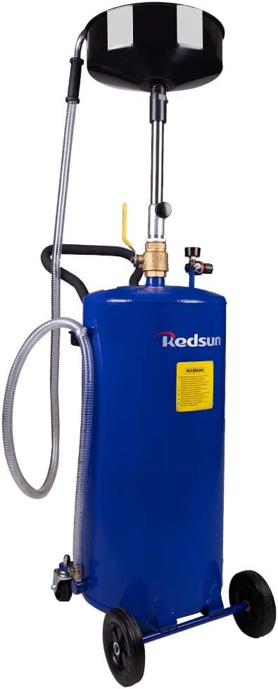 Amazon.com: redsun 20 Gallon Portable Oil Drain Air Operated Oil Drain ...