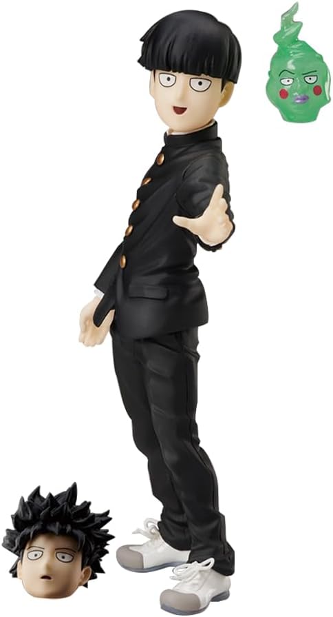 Amazon.com: YLQANONG Mob Kageyama Shigeo Figures Interchangeable Heads ...