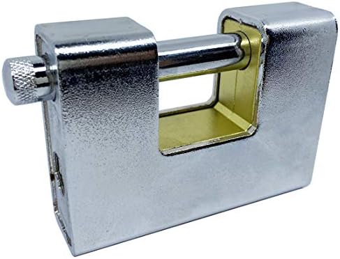 SEPOX® 3-5/8"(92mm) Armoured Container-Padlock with Keys Heavy-Duty ...