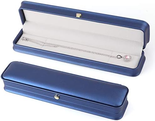 Amazon.com: 24 Pieces Velvet Bracelet Box Set Long Jewelry Box Necklace ...