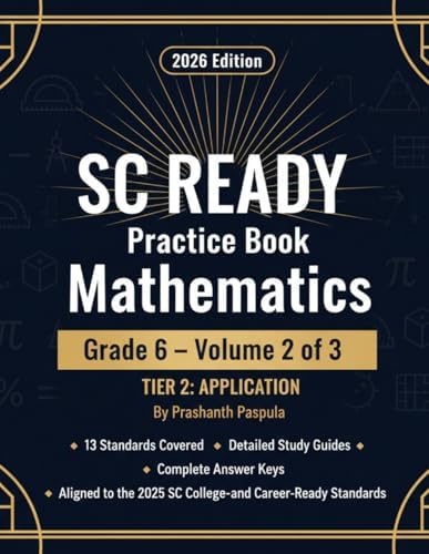 SC Ready Math Test Prep: Grade 6 - Volume 2 of 3 - Application: Amazon ...
