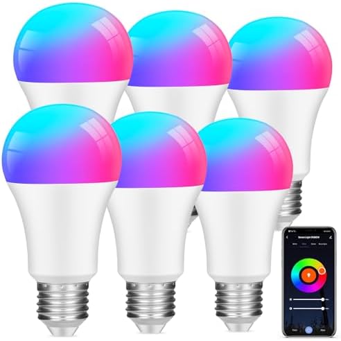 Smart Light Bulbs,Color Changing Light Bulb LED Light Bulbs,Music Sync ...
