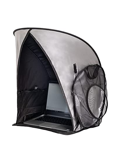 Laptop Sun Shade for Working Outside | Glare Blocker | Heat Reflective ...