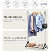 Amazon.com: SLEEPING LAMB Heavy Duty Clothes Rack, Rolling Clothing ...