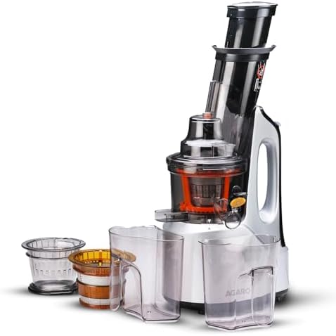 Borosil 130W Easy Cold Press Slow Juicer | Compact Design Portable Less ...