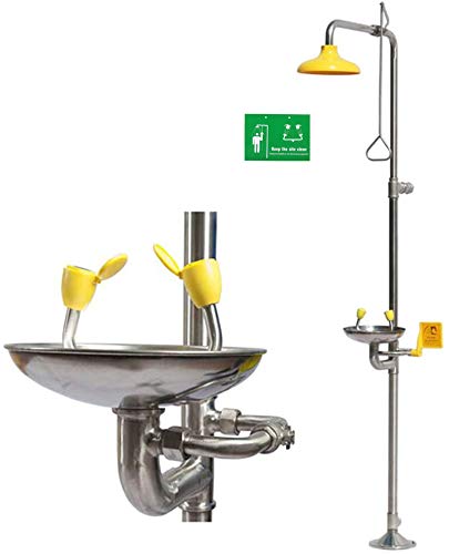 Buy CGOLDENWALL Emergency Eye Wash Staion with Shower Combination ...