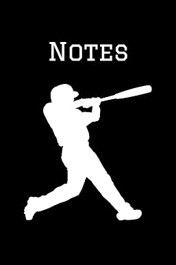 Notes: Baseball Player Notebook for Kids, Students, Teens, Coaches or ...
