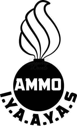Buy US Army Air Force Munitions Ammo IYAAYAS Vinyl Decal Sticker for ...