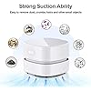 GuDoQi Mini Vacuum Cleaner, Handheld Vacuum Energy Saving, USB ...