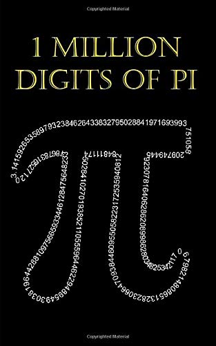 Amazon.com: 1 MILLION DIGITS OF PI: 9781091022393: FunCover Notebooks