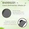 Amazon.com : TOSRWGLL 84005221 21″Lawn Mower Blade Replacement for ...