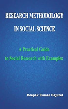 Amazon.com: Research Methodology in Social Science: A Practical Guide ...