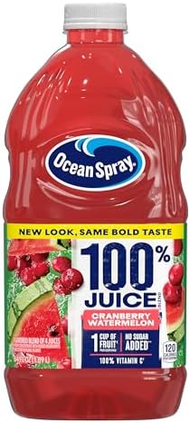 Amazon.com : Ocean Spray® 100% Juice Cranberry Watermelon Juice Blend ...