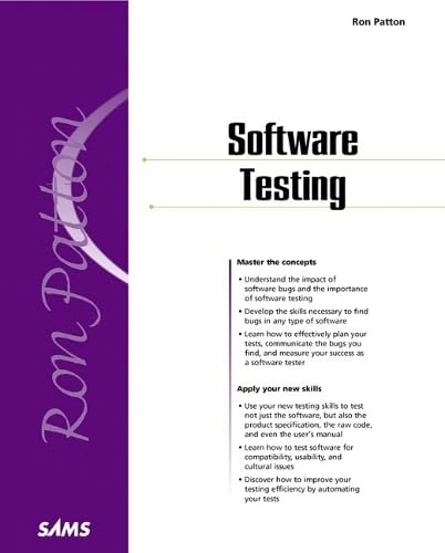 Software Testing: Ron Patton: 9780672319839: Amazon.com: Books