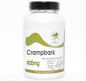 Amazon.com: Crampbark Cramp Bark 900mg ~ 90 Capsules - No Additives ...