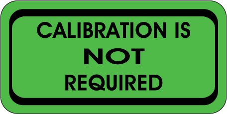 NPLABEL Calibration Not Required Stickers Adhesive Preventative ...