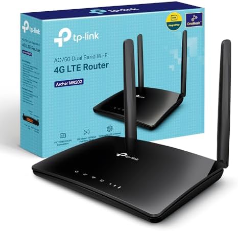 TP-Link Archer MR202 LTE Router, 4G Router SIM Karte, WLAN Dual-Band ...