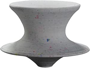 360° Swivel Gyro Chair White, Rotating Recliner with Colored Decor ...