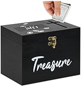 Amazon.com: Wooden Give Save Spend Money Saving Box for Kids ...