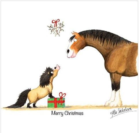 Horse and Hound Christmas Card. The Carol Singers by Alex Underdown ...