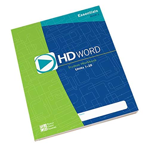 HD Word, Essentials Student Workbook 2 (Grades 5-8) UNITS 21-33: Really ...