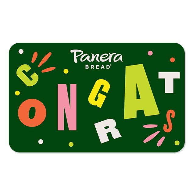 Amazon.com: Panera Bread Congrats eGift Card : Gift Cards