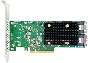 Amazon.com: PCIe 4.0 x8 12Gbps Tri-Mode Storage Adapter HBA 9500-16I ...