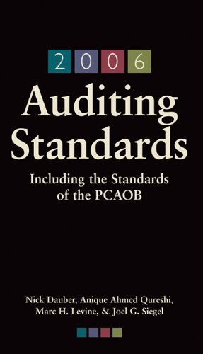 Buy 2006 Auditing Standards: Including the Standards of the PCAOB Book ...