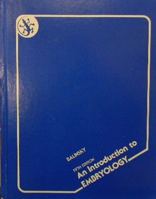 Introduction to Embryology by Boris Ivan Balinsky (1981-06-01): B.I ...