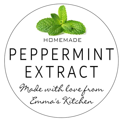 Amazon.com: 20 PEPPERMINT EXTRACT LABELS Personalized for wedding ...