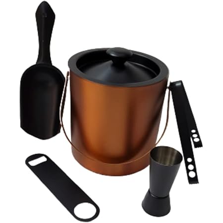 Buy Proniks Stainless Steel Insulated Ice Bucket with Opener and Ice ...