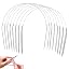 OMZSXK Metal Circular Needles 40 cm, Set of 8 (2mm to 8 mm) for Hats ...