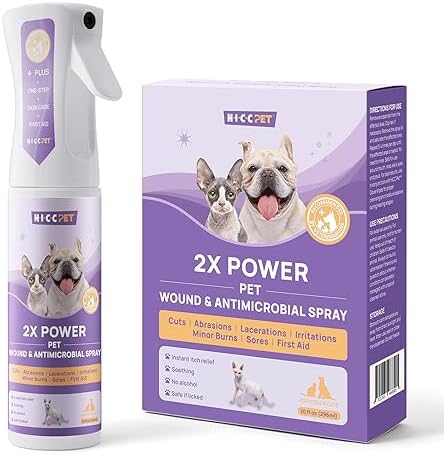Amazon.com : HICC PET Hot Spot Itch Relief Spray for Dogs, Cats - Pet ...
