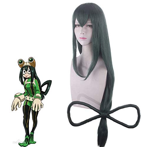 Amazon.com: Wig for cosplay wig frog blowing plum rain split figure 8 ...