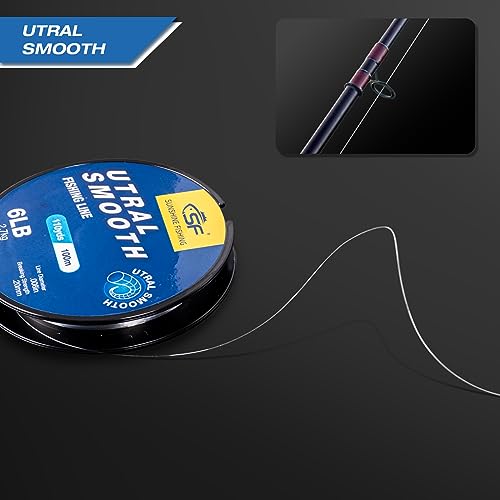 Snapklik.com : SF 10LB/45KG Utral Smooth Monofilament Fishing Line