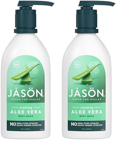 Amazon.com : JASON Natural Body Wash & Shower Gel, Soothing Aloe Vera ...