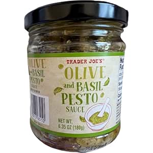 Amazon.com : Trader Joe's Olive and Basil Pesto Sauce (Pack of 1) : Grocery & Gourmet Food
