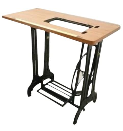 Sewing Machine Stand Table, Brown and Black : Amazon.in: Home & Kitchen