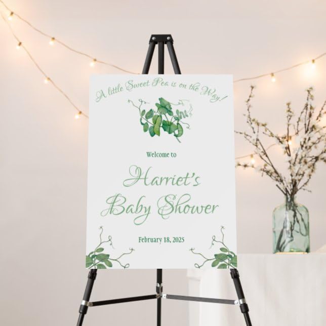 Letrero de bienvenida personalizado con texto en inglés «A Little Sweet ...