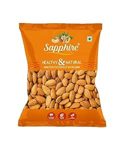 Sapphire Almond Plain-Badam Giri California Almonds-1kg, Kernels : Amazon.in: Grocery & Gourmet ...