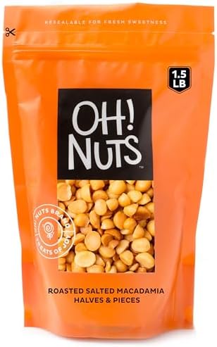 Amazon.com : Roasted Salted Macadamia Nuts (Roasted Salted Macadamia ...